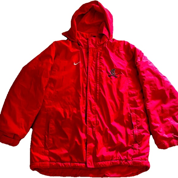 Nike | Jackets & Coats | Red Nike Team Jacket | Poshmark